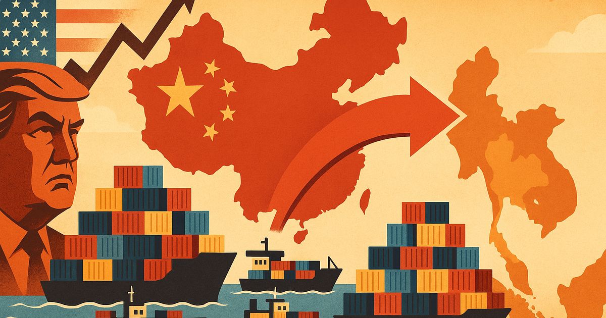 US tariffs prompt surge in Chinese exports to south-east Asia - FT中文网